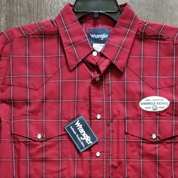 Wrangler | Shirts | Wrangler Mens Button Up | Poshmark